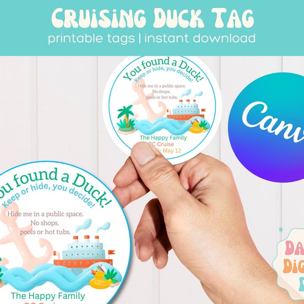 Graduation Duck Tag - Etsy