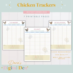 Ultimate Chicken Flock Management Bundle – Printable Flock Log, Egg ...