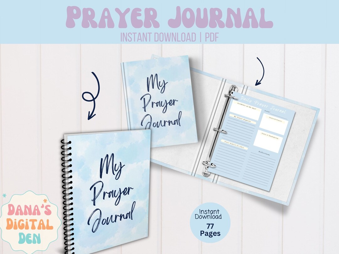 Printable Prayer Journal | Reflections and Notes | Confession | Bible ...