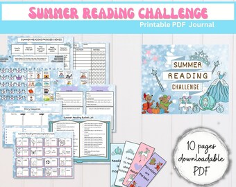 Summer Reading Challenge Printable - Etsy