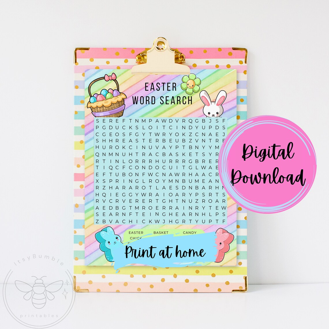 Easter Word Search Printable Easter Games Easter Activity for Kids Kids ...