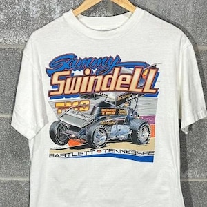 Vintage 1988 Sammy Swindell Sprint Car Racing T-shirt, Sprint Car Shirt ...