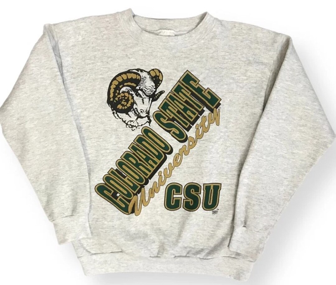 Vintage 90s Colorado State University Rams Sweatshirt, Colorado State ...
