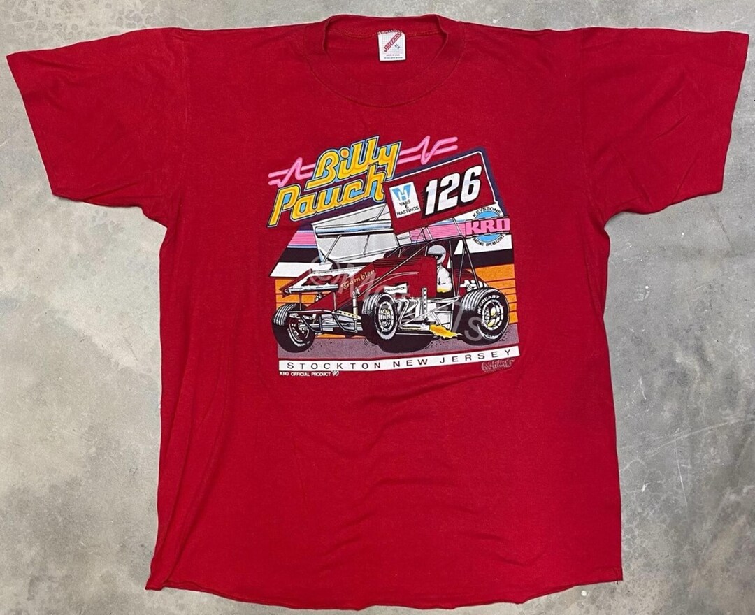 Vintage 1990 Billy Pauch Sprint Car T-shirt, Joey Allen Shirt, Sprint ...