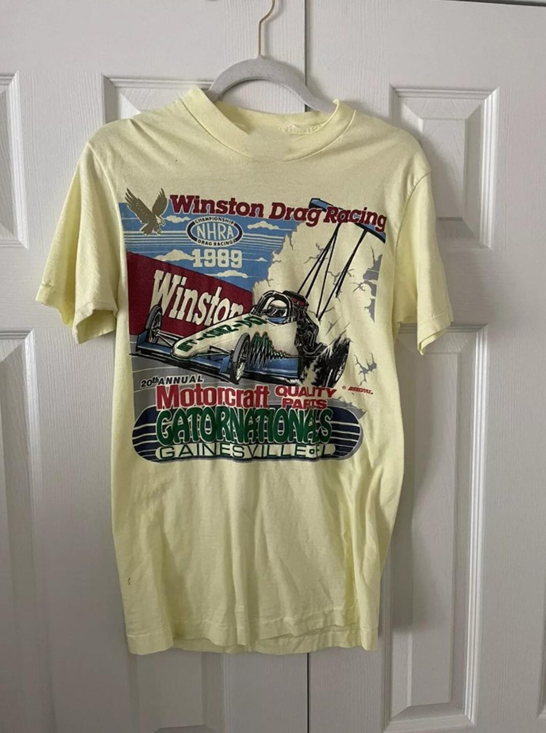 Vintage 1989 Winston Drag Racing T-shirt, Drag Racing Shirt, Drag ...