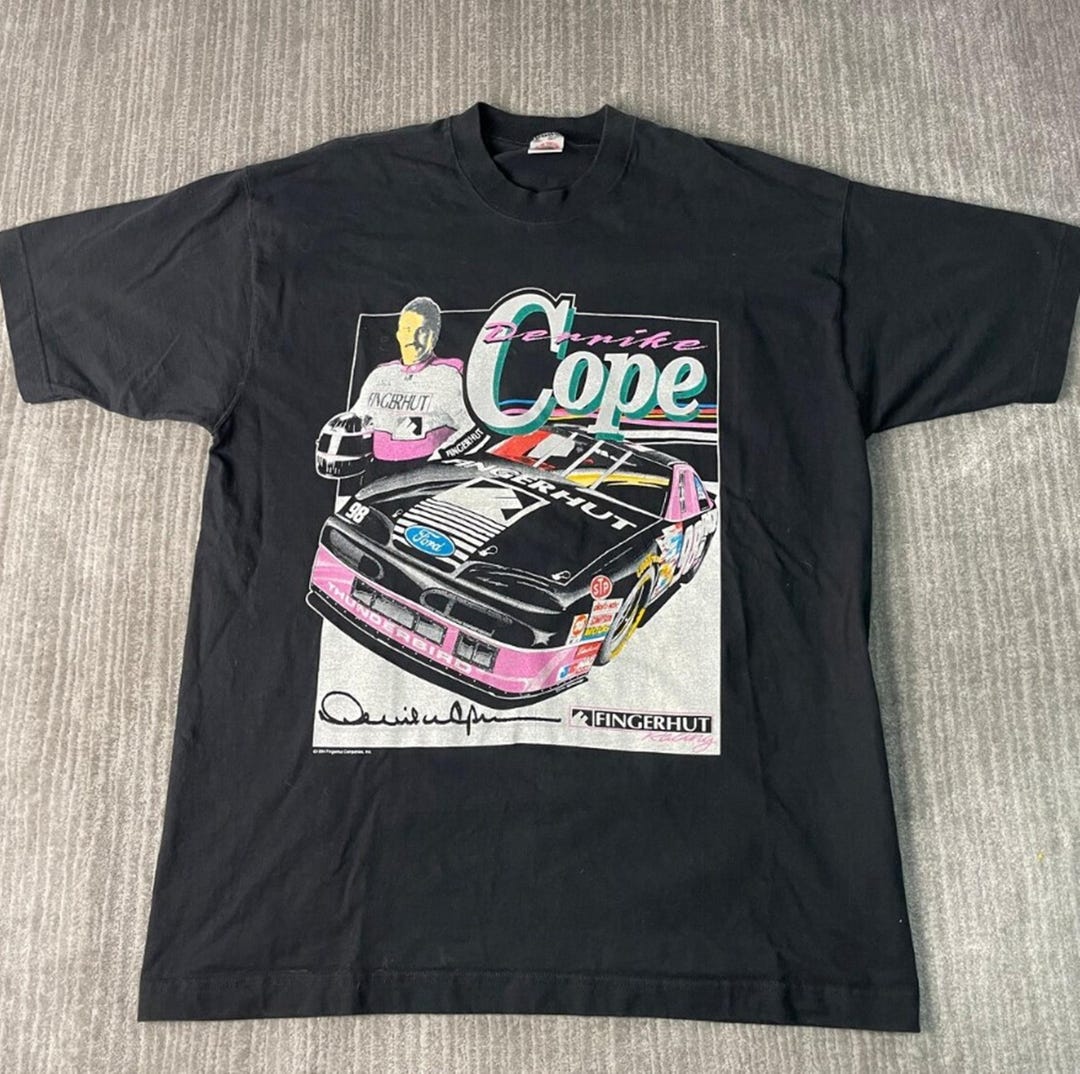 Vintage 90s Derrike Cope Nascar Racing T-shirt, Derrike Cope Shirt ...