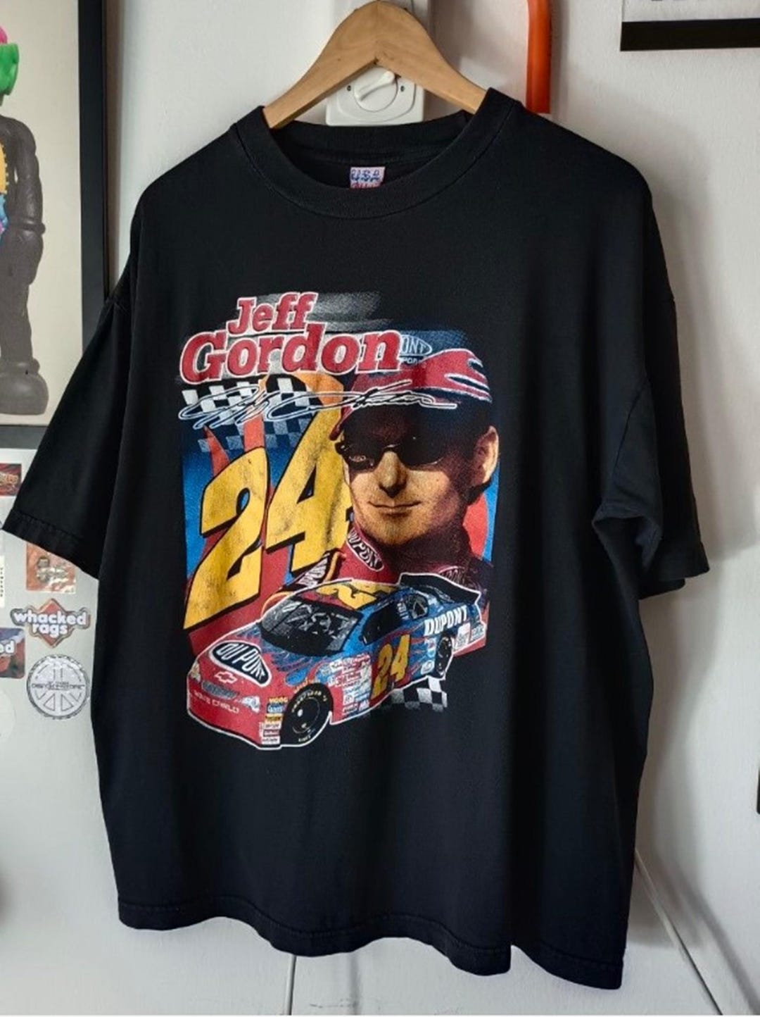 Vintage 90s Jeff Gordon NASCAR Racing T-shirt, Jeff Gordon Shirt, Jeff ...