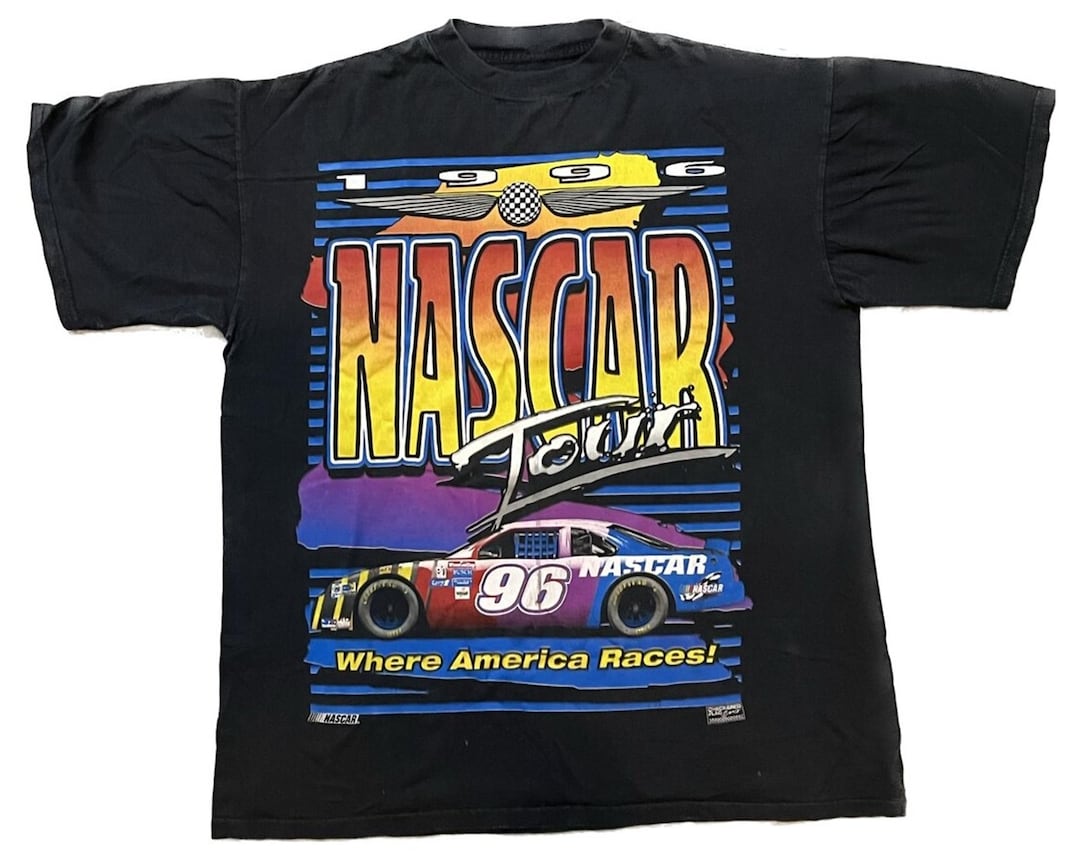 Vintage 1996 Nascar Tour T-shirt, 90s Nacar Shirt, 90s Nascar Tee ...