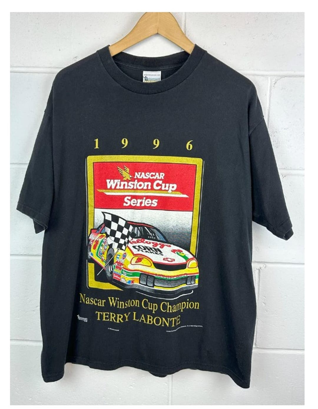 Vintage 1996 Nascar Terry Labonte Winston Cup T-shirt, Terry Labonte ...