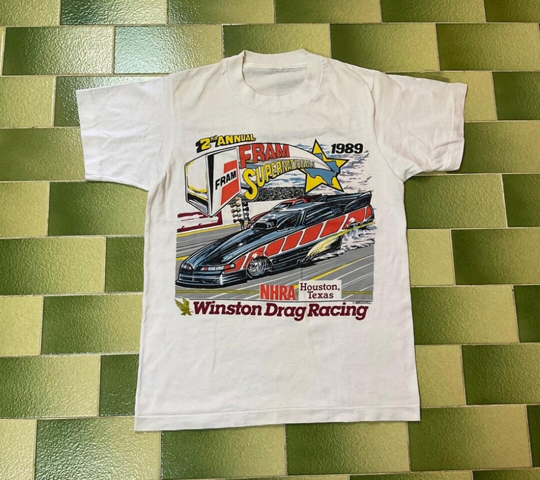 Vintage 1989 Winston Drag Racing T-shirt, Drag Racing Shirt, Drag ...