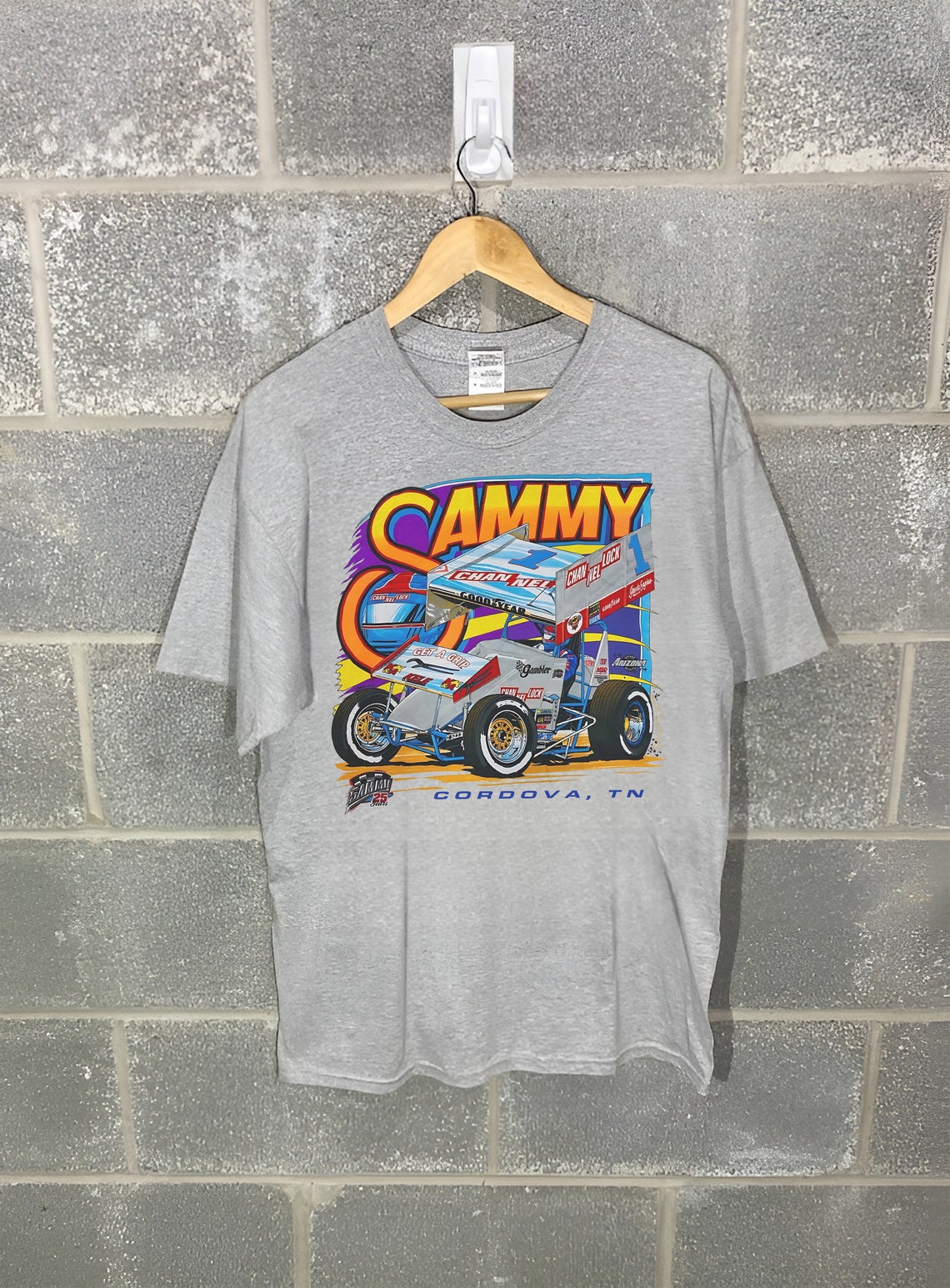 Vintage 1997 Sammy Swindell 25th Anniversary Channellock Sprint Car T ...
