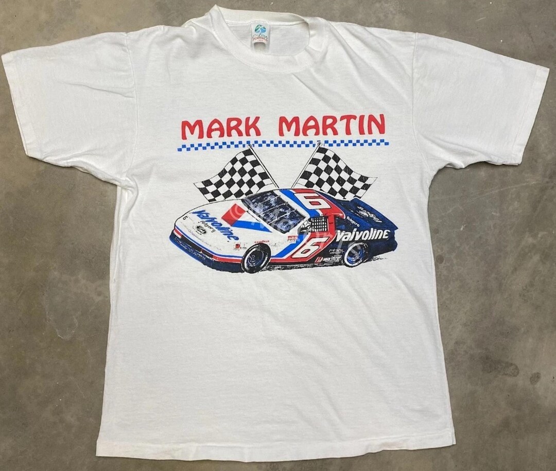 Vintage 1995 Mark Martin Racing Nascar Winston Cup T-shirt, Mark Martin ...