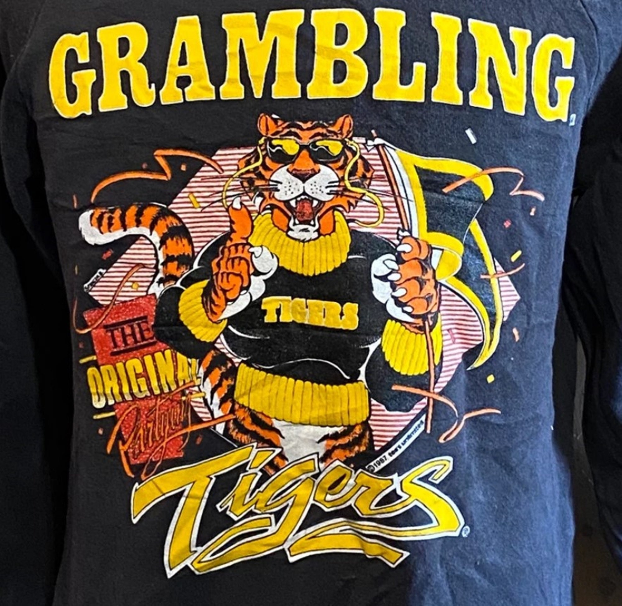 Vintage Grambling State University Tigers NCAA College Sweatshirt ...
