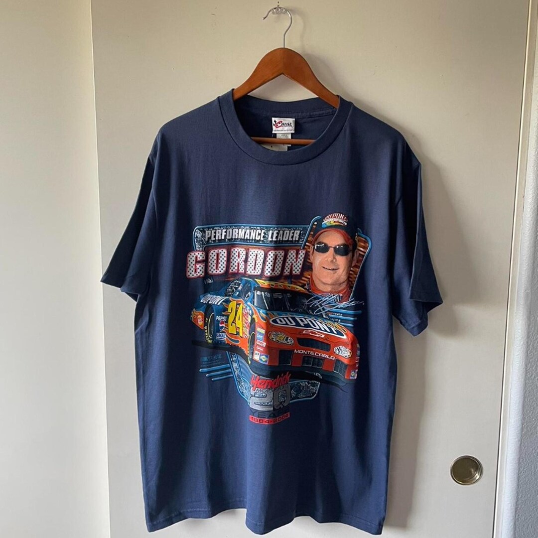 Vintage 90s Jeff Gordon NASCAR Racing T-shirt, Jeff Gordon Shirt, Jeff ...