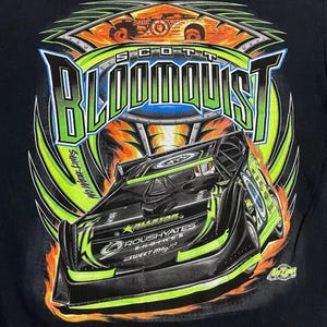 Vintage 90s Scott Bloomquist Late Model Racing T-shirt, Scott ...