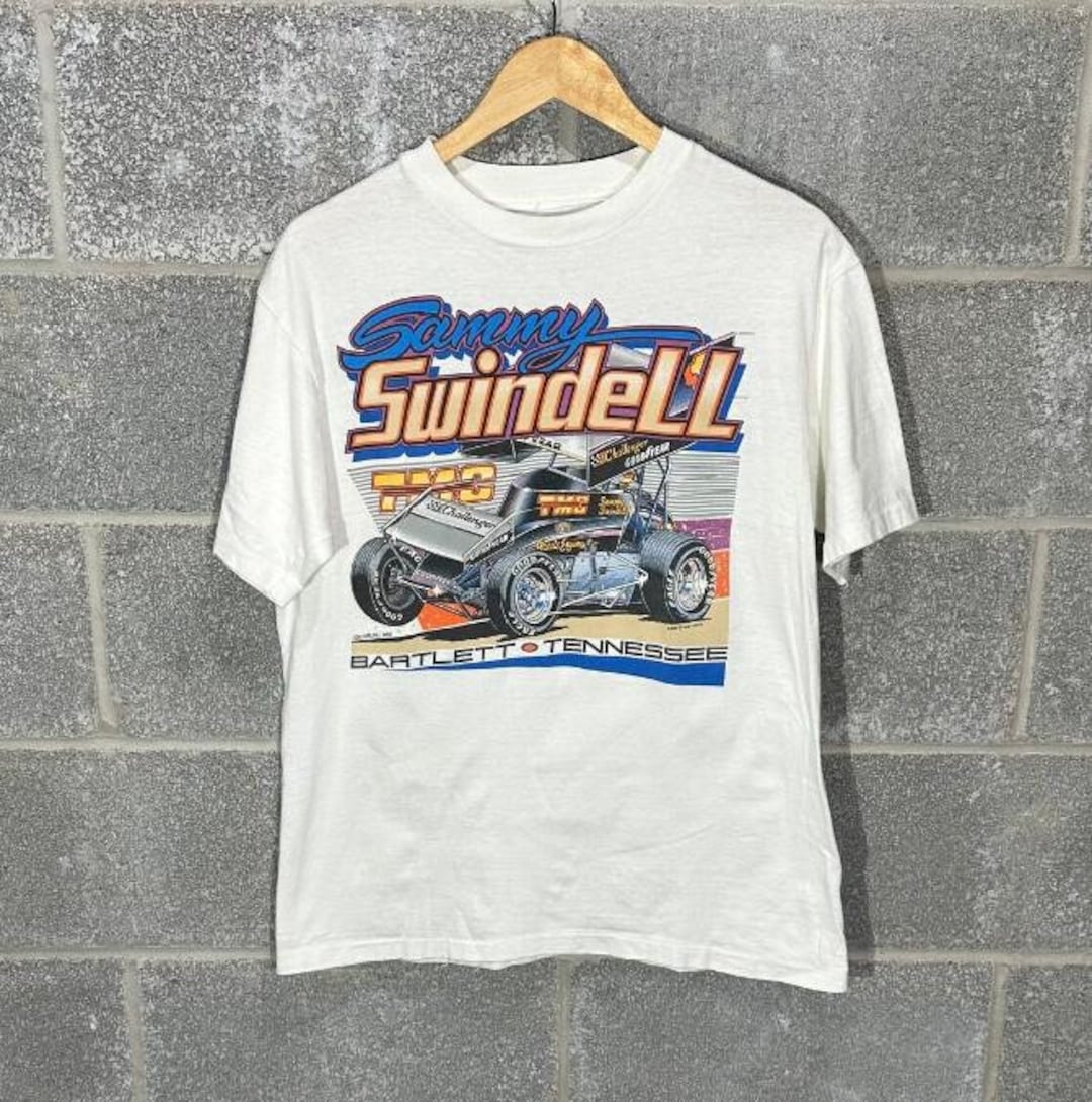 Vintage 1988 Sammy Swindell Sprint Car Racing T-shirt, Sprint Car Shirt ...