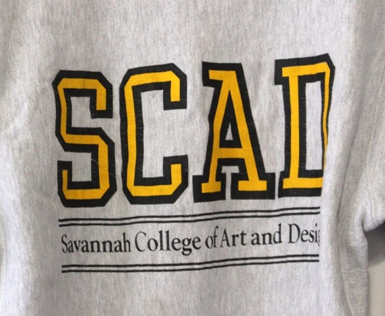 Vintage Savannah College of Art and Design Crop Sweatshirt, Scad Shirt ...