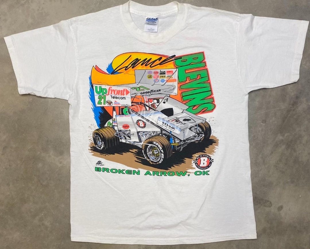 Vintage 1998 Lance Blevins World of Outlaws Sprint Car T-shirt, Sprint ...