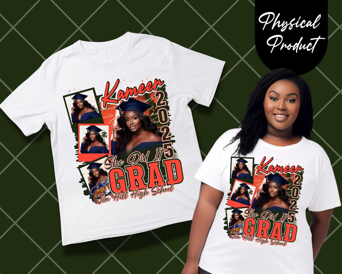 Graduation T-shirt, 2025 Canva Designs, DIY, Sublimation Design, DTF ...