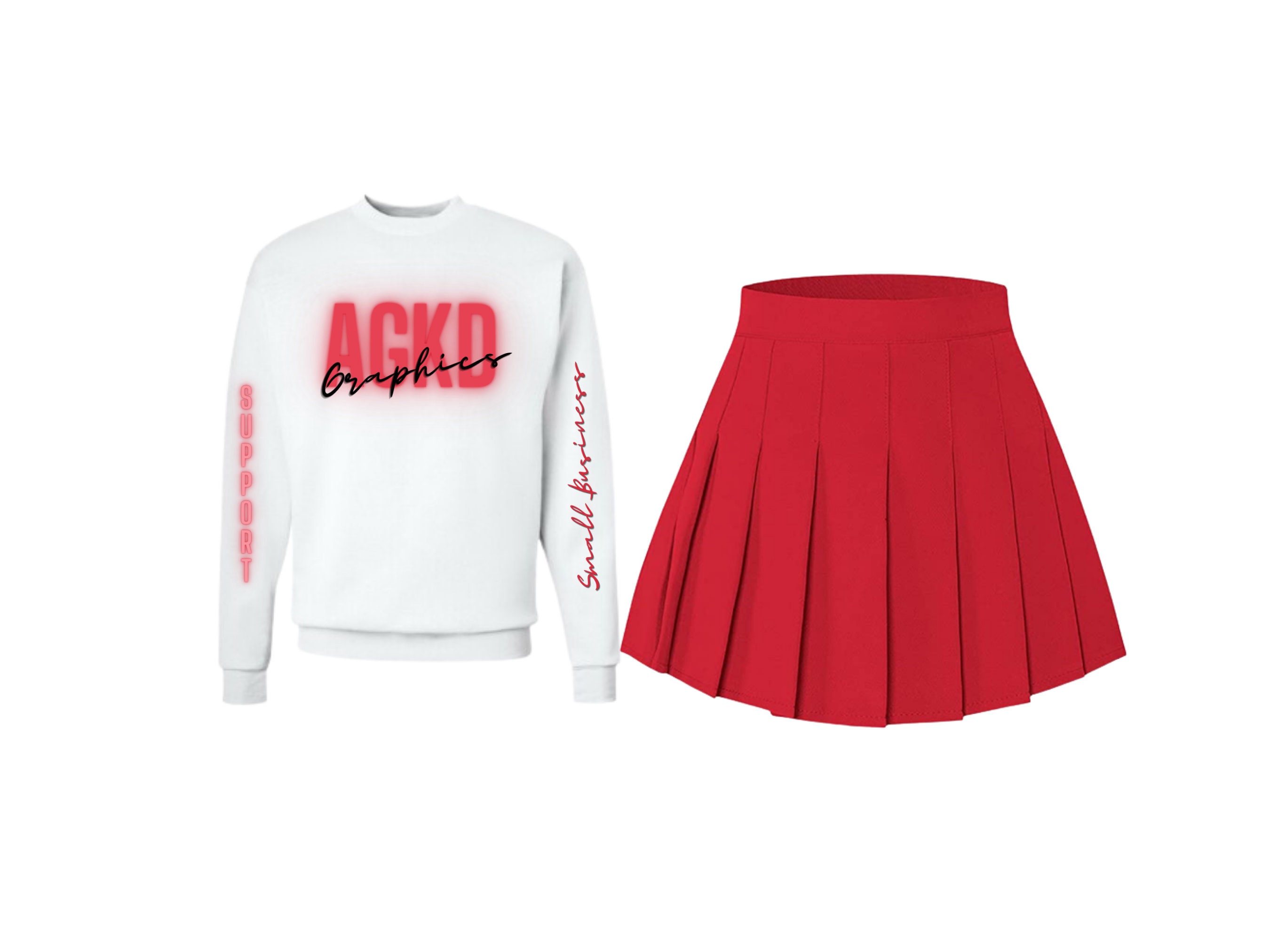 Graduation Mockup Bundle, Senior Skirt Set, College Skirt Set, Skirt ...