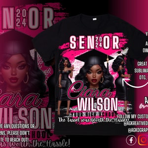 2024 Graduation T-shirt Template,canva, Sublimation,dtg,dtf,graduation ...