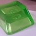 Lime Green Blank 1U Accent Keycaps, Transparent Hand Polished Resin OEM ...
