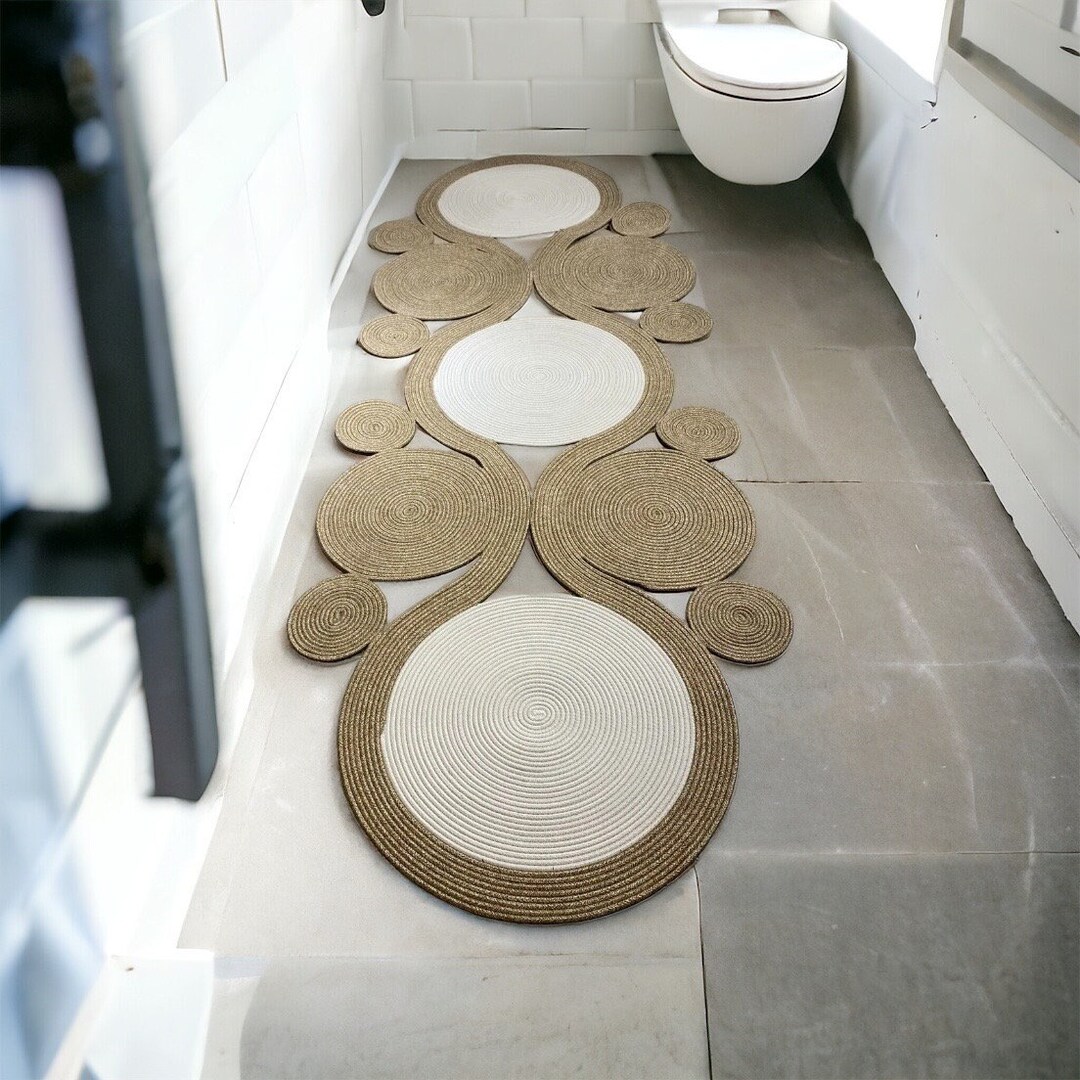 Jute Rug, Custom Rug Braided Rectangle Runner Rug for Home Decor ...