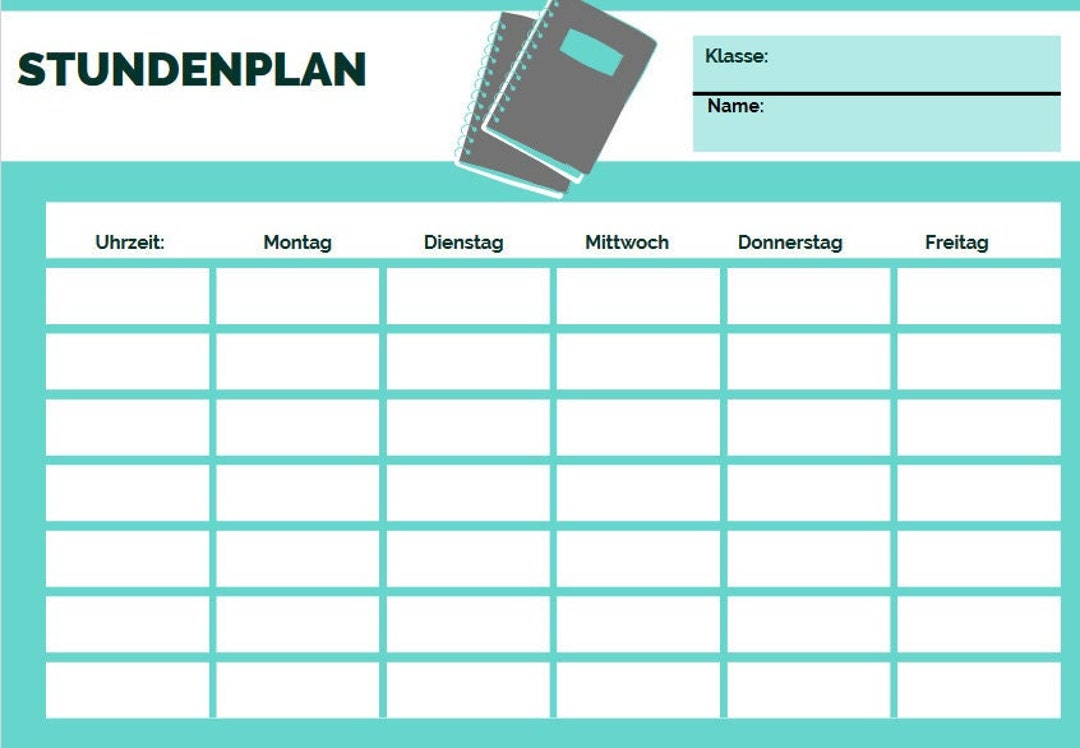 Simple Elementary School Timetable for Children 2023 - Etsy