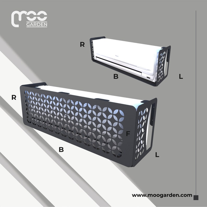 Metal Laser Cut Decorative Air Conditioner Cover for Indoor Unit ...