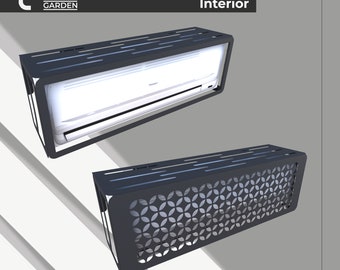 Decorative Air Conditioner Cover Metal Laser Cut Air Conditioner Cover for Outdoor Unit Balcony Garden Apartment Etsy UK