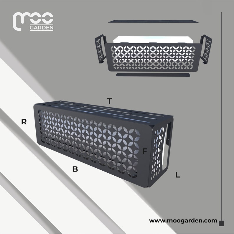 Metal Laser Cut Decorative Air Conditioner Cover for Indoor Unit ...