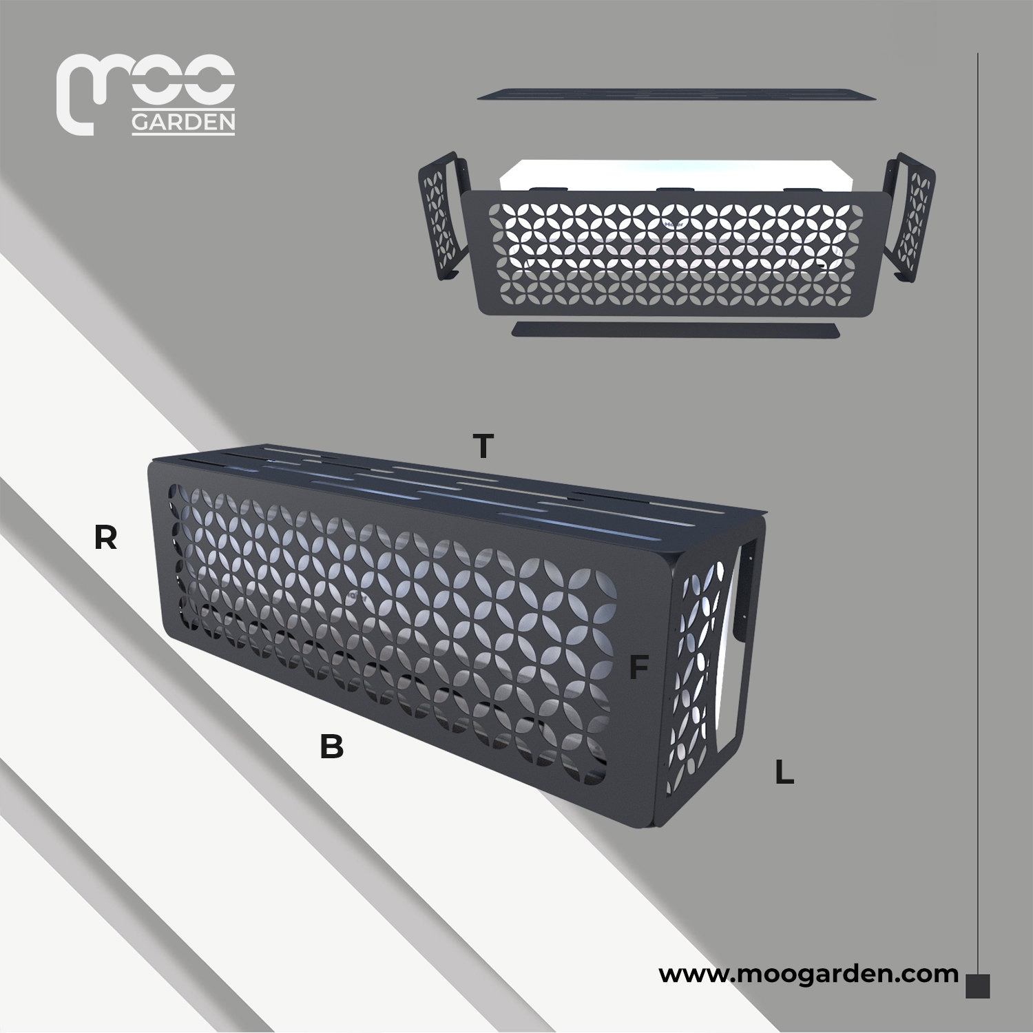 Metal Laser Cut Decorative Air Conditioner Cover for Indoor Unit ...