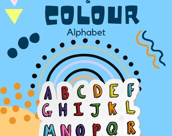 Find, Trace & Color the Letter A to Z Alphabet Worksheet - Etsy