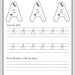 Trace the Alphabet Book: Uppercase Letter Tracing Practice Workbook - Etsy