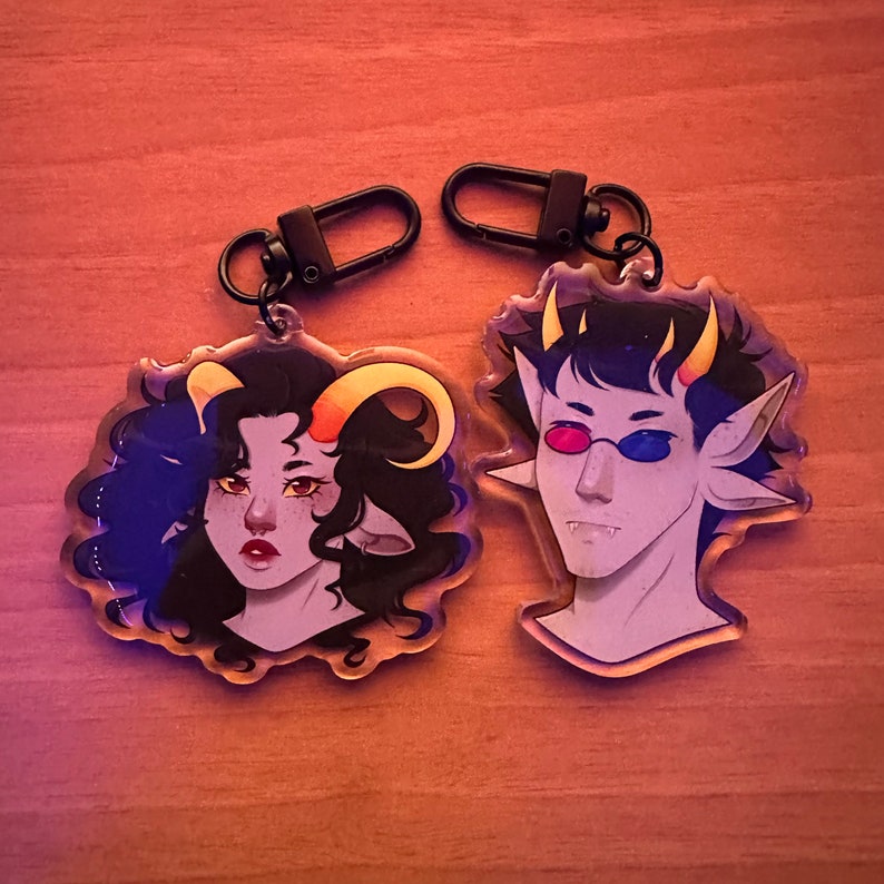 Homestuck Beta Trolls Acrylic Charms - Etsy