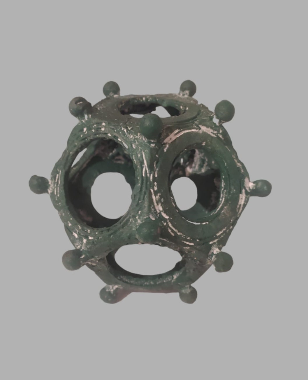 Roman Dodecahedron Replica/ METAL Version 9 9,5 Cm - Etsy
