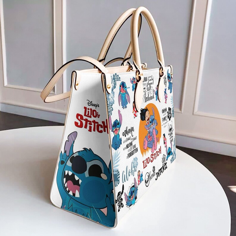 Lilo and Stitch Leather Handbagpersonalized Stitch - Etsy