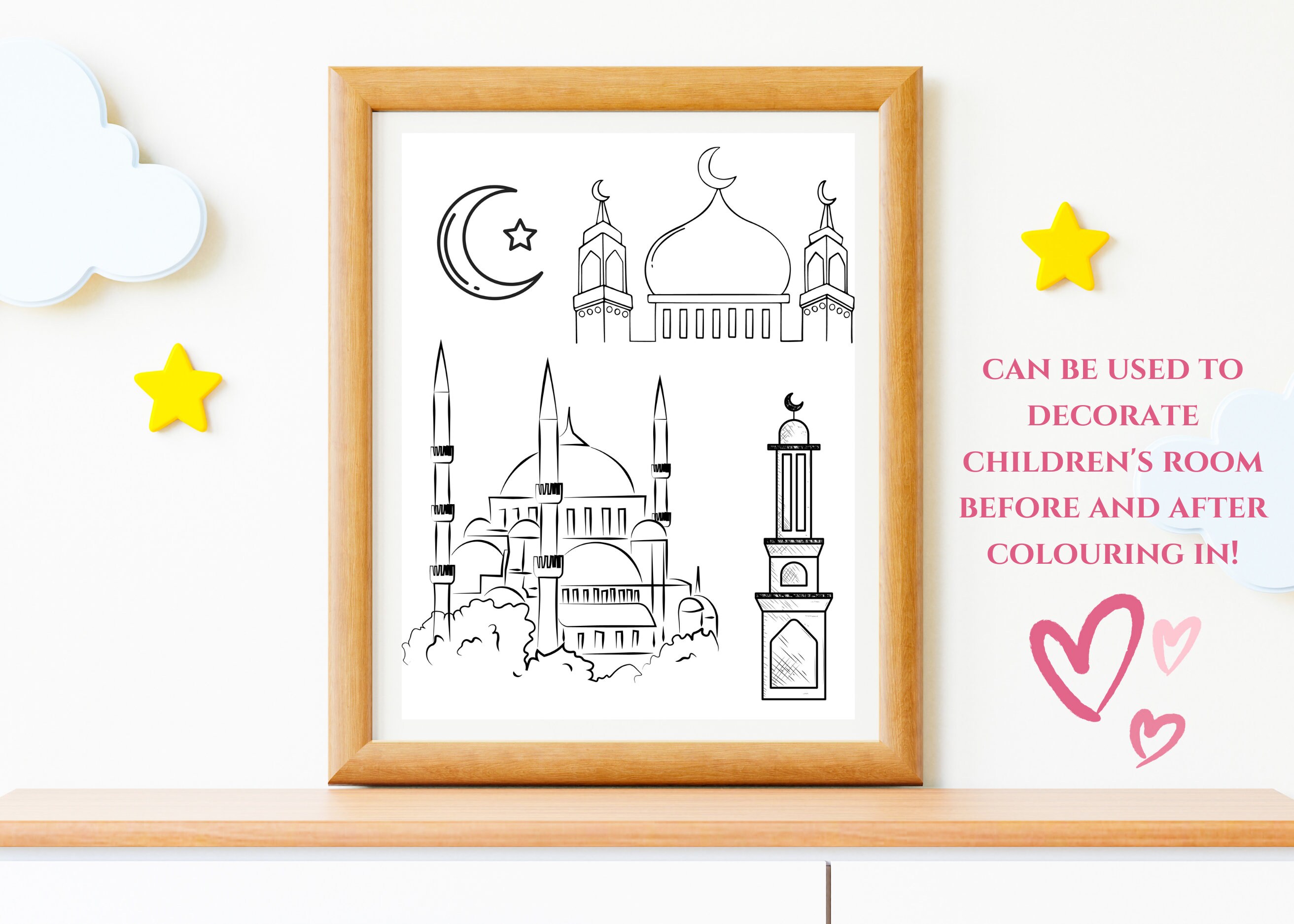 Digital Download: 12 Muslim Coloring Sheets, Muslim Crafts, Islamic ...