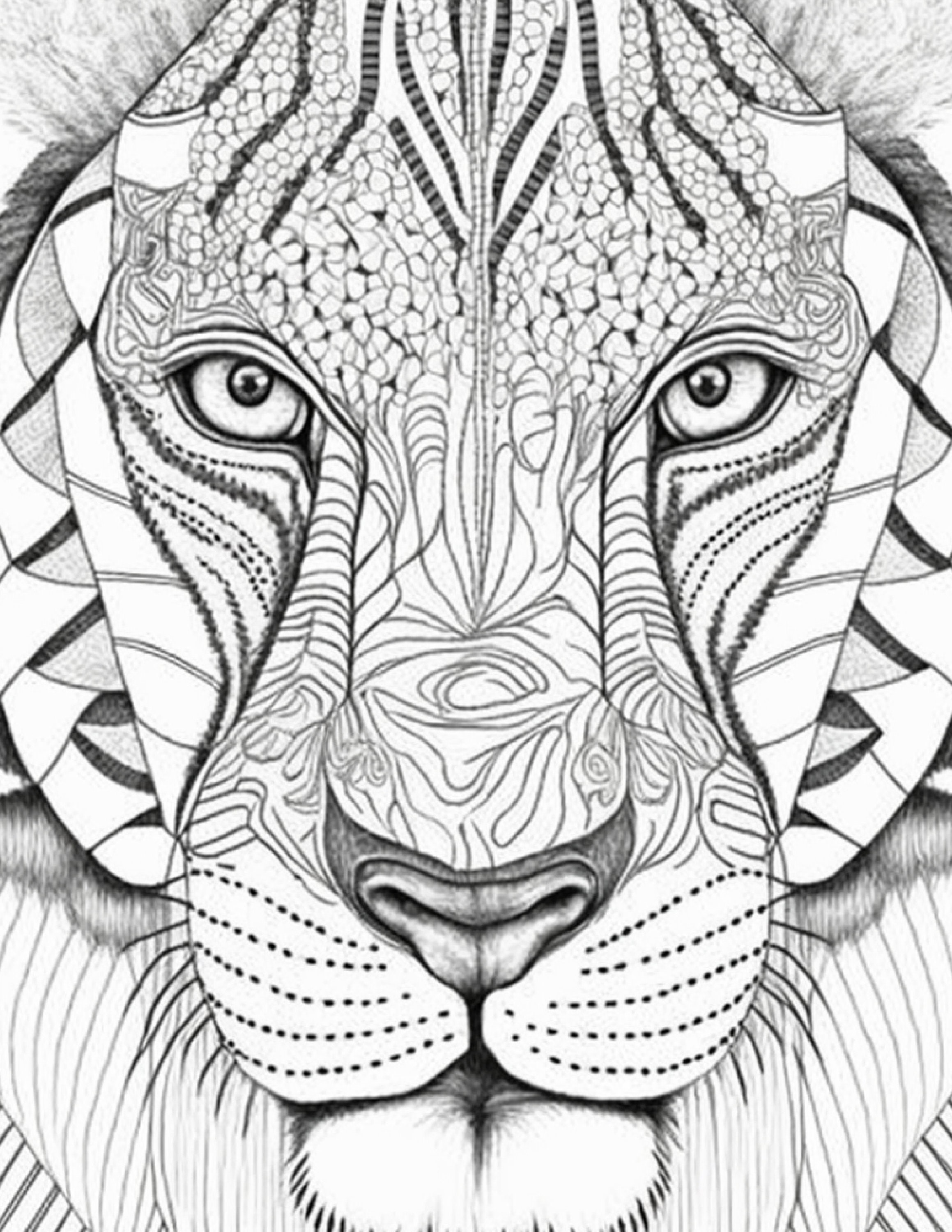 50 Zen Animals With Detailed Patterns - Etsy