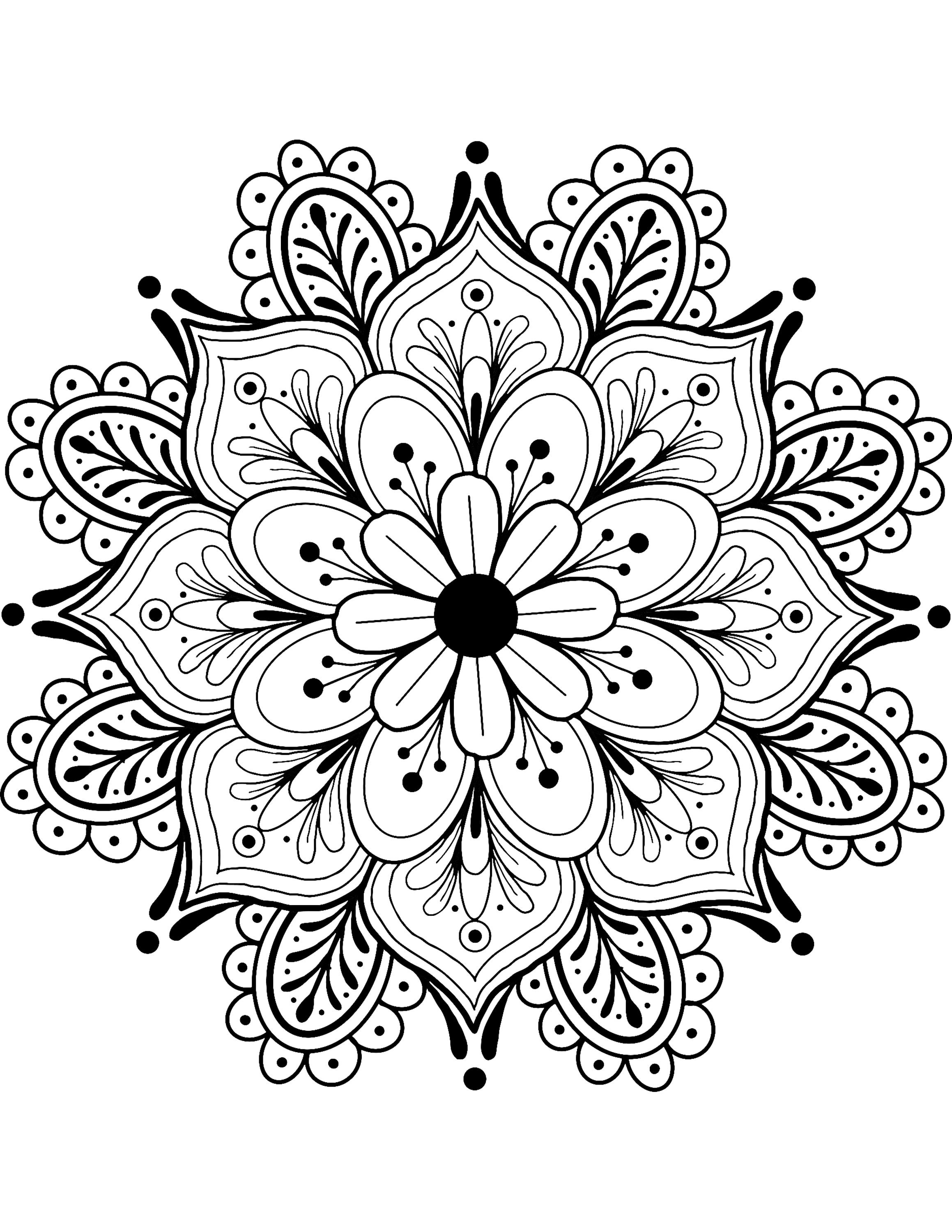 100 Beautiful Mandalas Coloring Book - Etsy