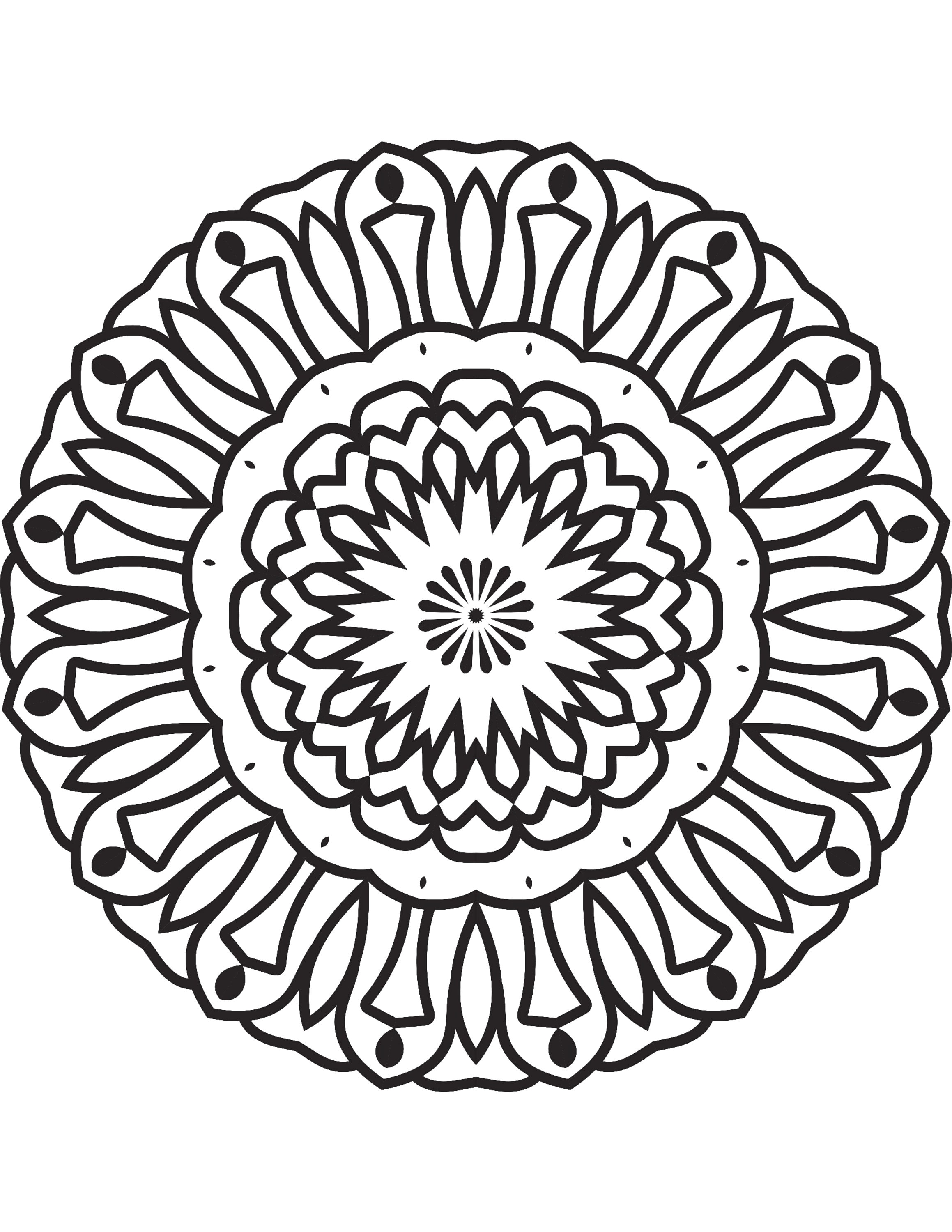 100 Beautiful Mandalas Coloring Book Etsy
