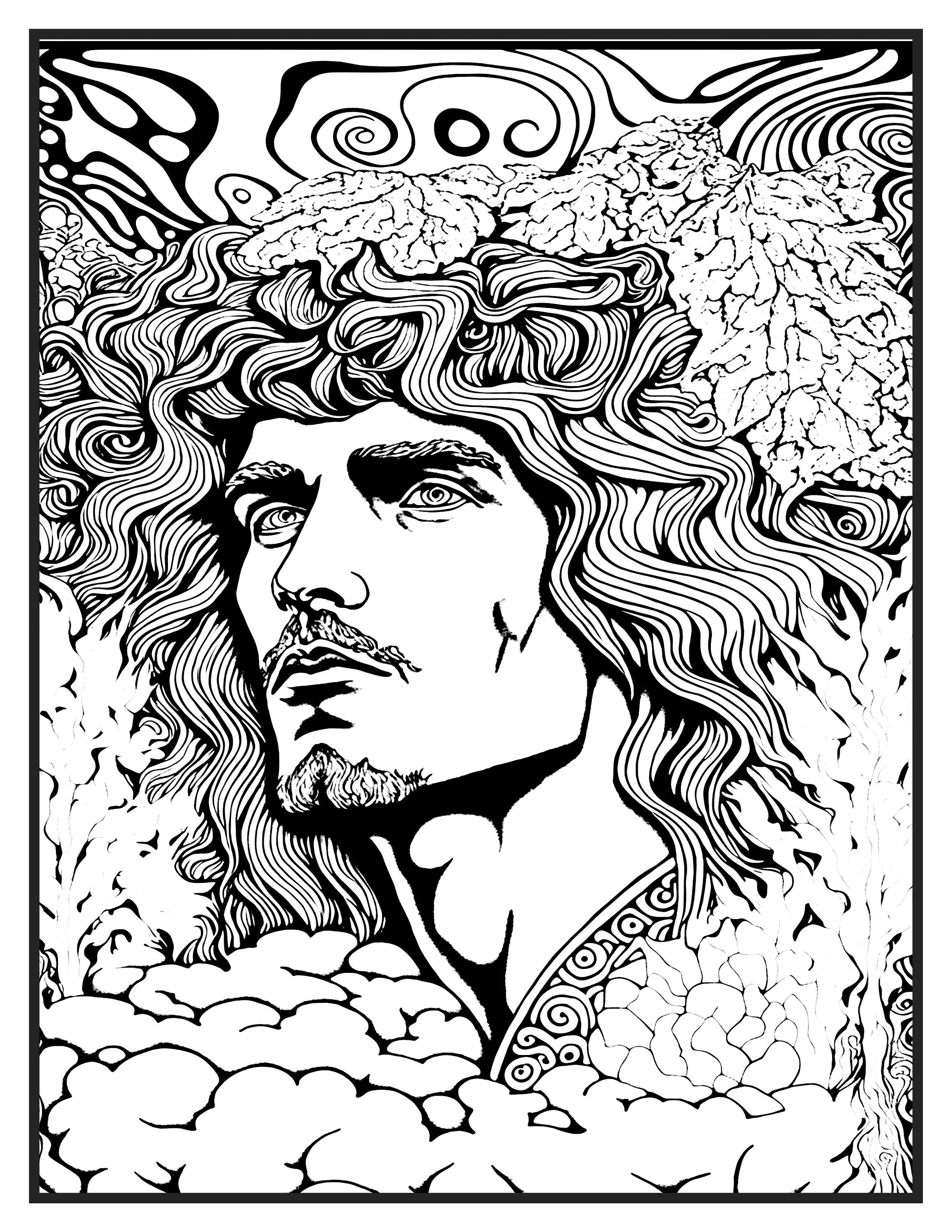 Psychedelic Coloring Pages VOL 3 - Etsy