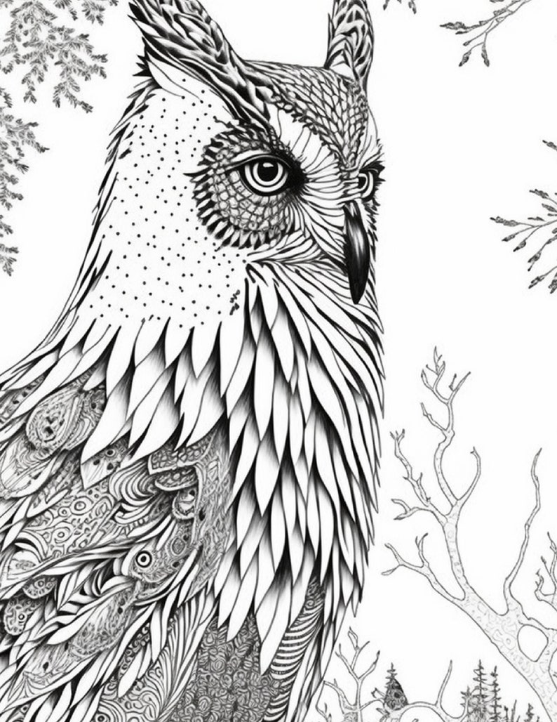 50 Zen Animals With Detailed Patterns - Etsy