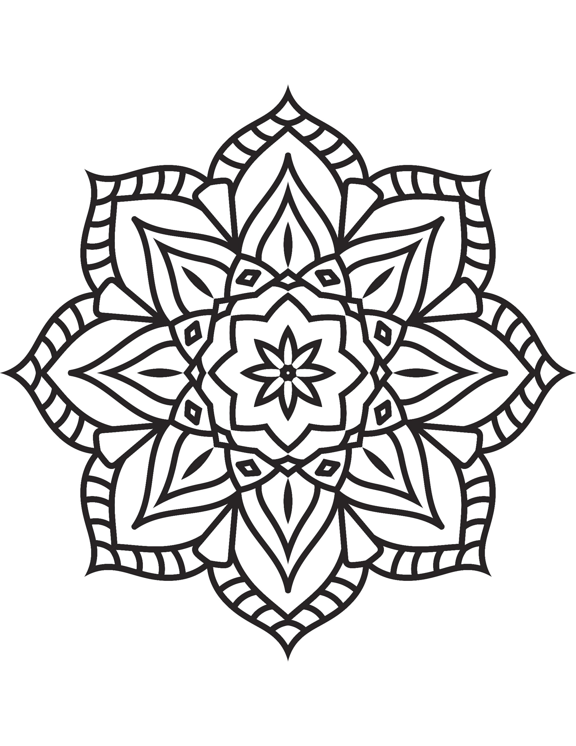 100 Beautiful Mandalas Coloring Book - Etsy