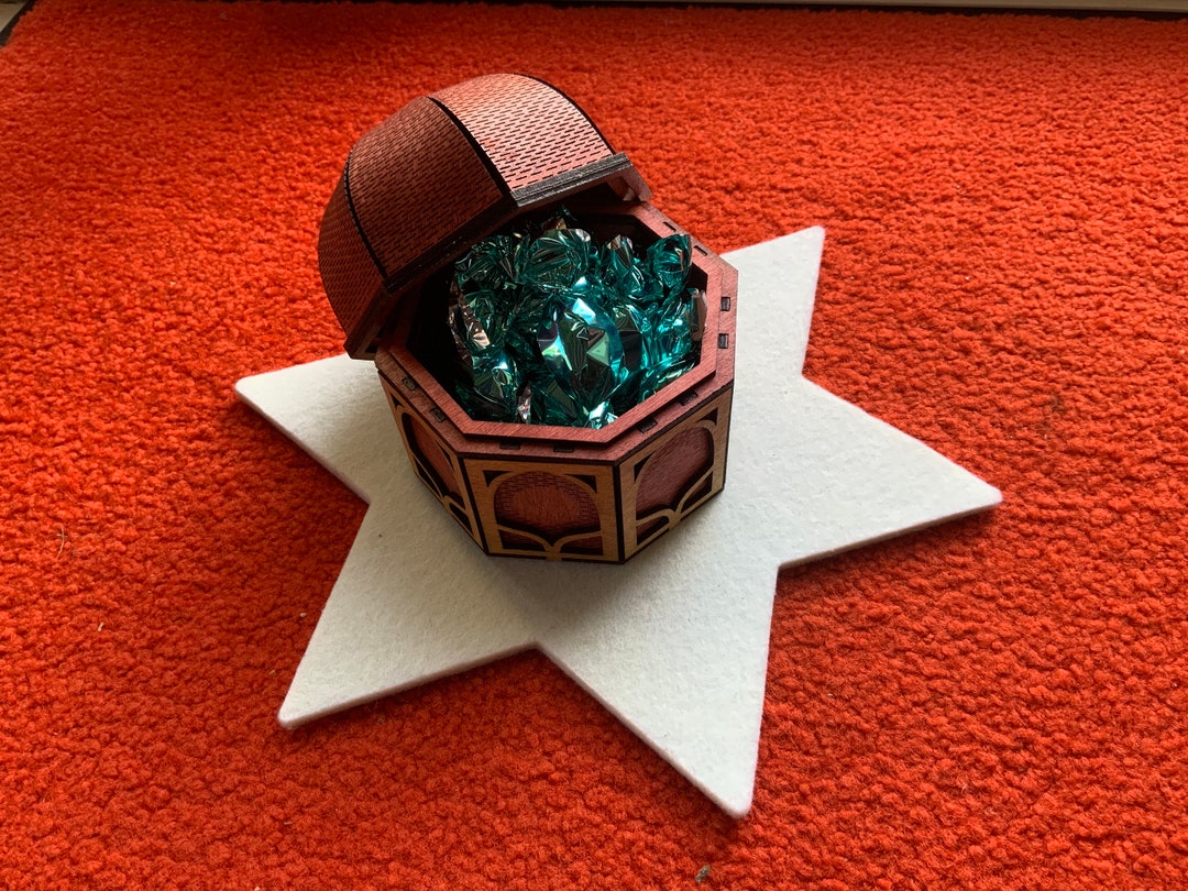 Dome Jewelry Box or Candy Box 2.3mm, Files for Laser Cutting, SVG, PDF ...