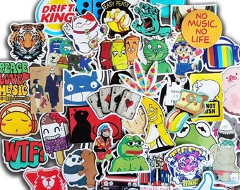 Random Sticker Pack Funny Memes, Brands, Logos, Cartoons, Limited ...