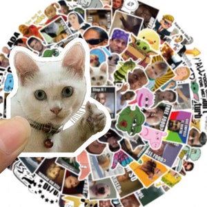 100 Meme Sticker Pack With 100 or 50 High Quality Funny Meme Stickers ...