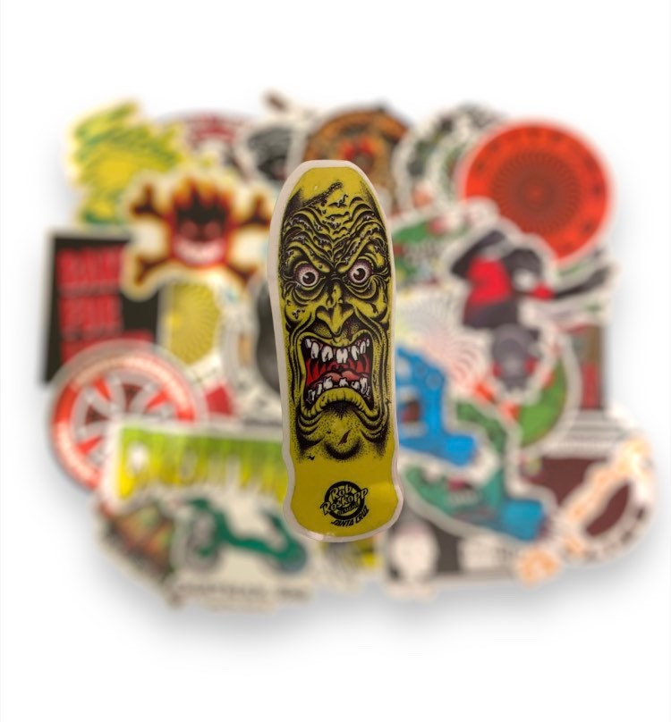 100 Skateboard Skate Scooter Sticker Pack With 100 or 50 High-quality ...