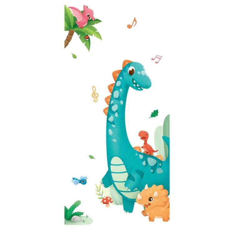 Cartoon Dinosaur Sticker Set Sweet Wall Sticker for Kids Cute - Etsy
