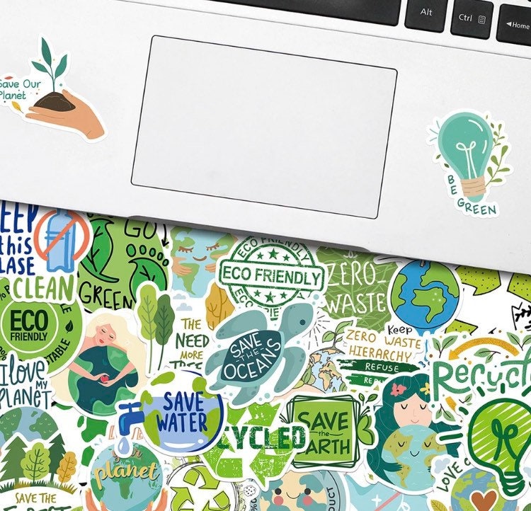 50 Environmental Sticker Pack With 100 or 50 High Quality - Etsy